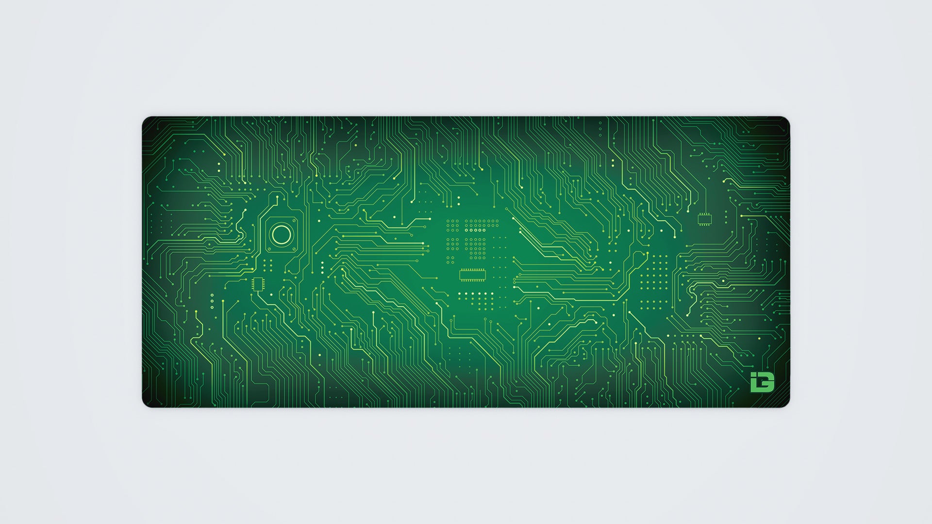 Circuit Board - Green | Custom Gaming Mousepad by ID Gaming – iD Gaming