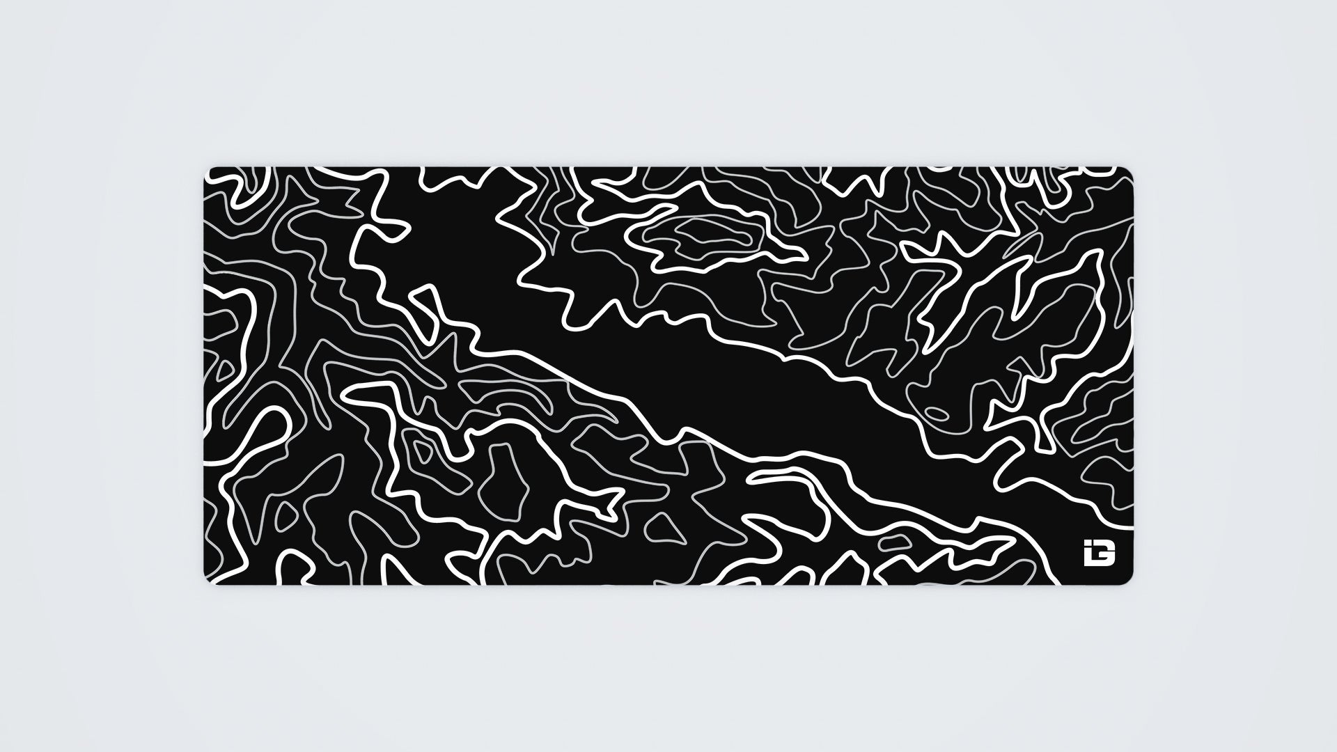 Topograph - Black | Custom Gaming Deskpad by ID Gaming – iD Gaming