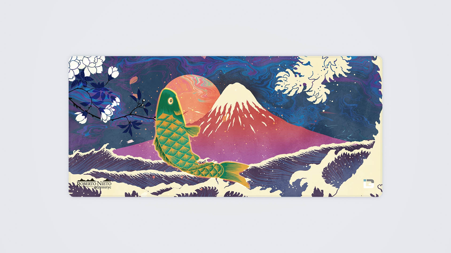 Cyber Koi | Custom Gaming Deskpad by ID Gaming – iD Gaming