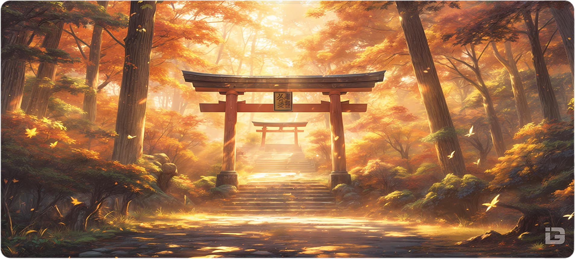 Torri Gate Forest | Custom Gaming Deskpad by ID Gaming – iD Gaming