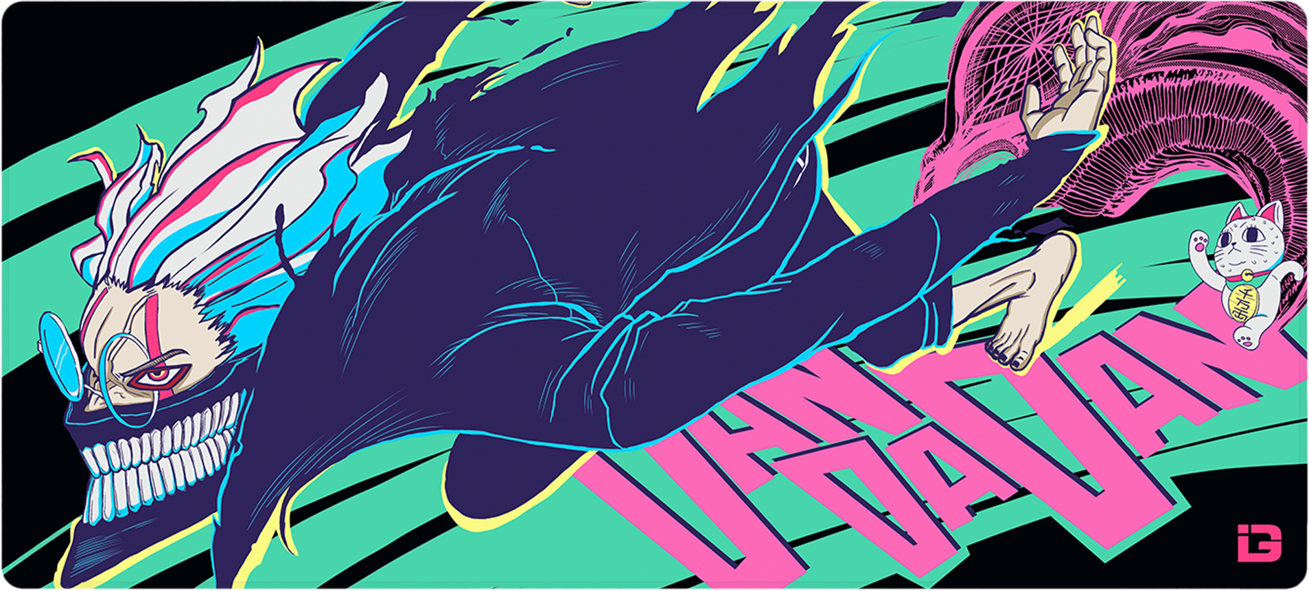 Turbo Black | Custom Gaming Deskpad by ID Gaming – iD Gaming