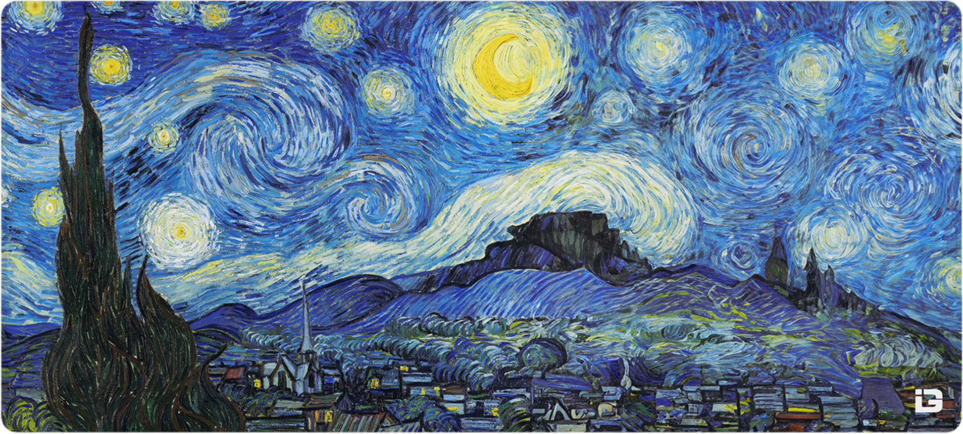 Starry Night | Custom Gaming Deskpad by ID Gaming – iD Gaming