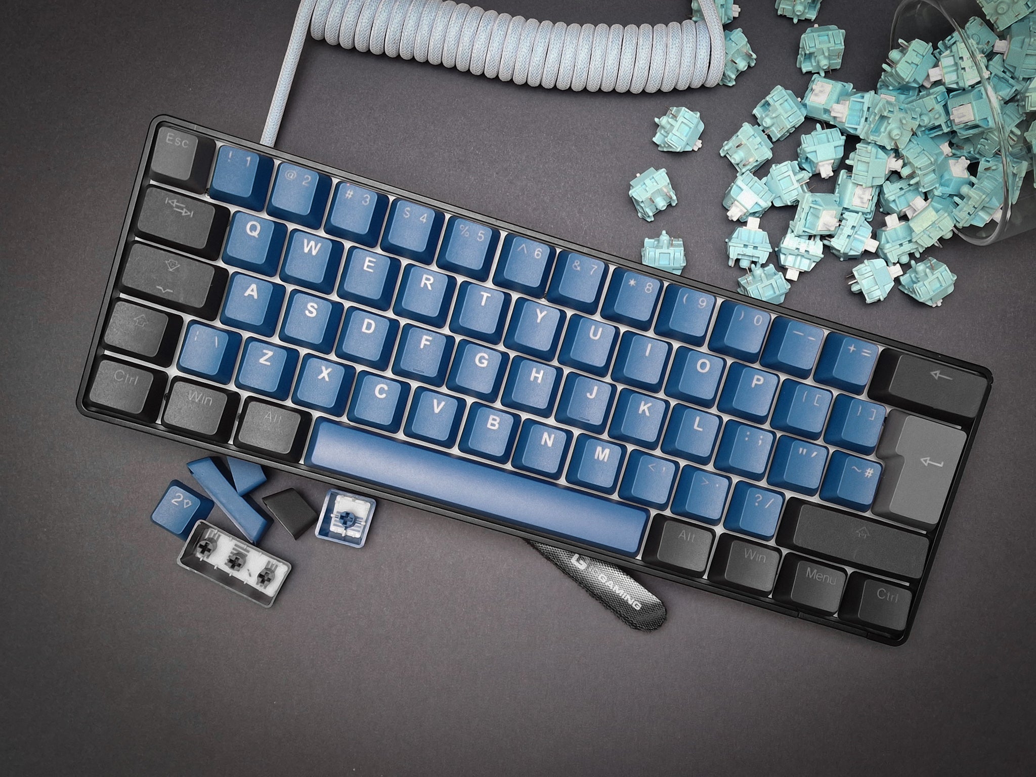 Forest Deep Blue Keycap Set | ID Gaming – iD Gaming