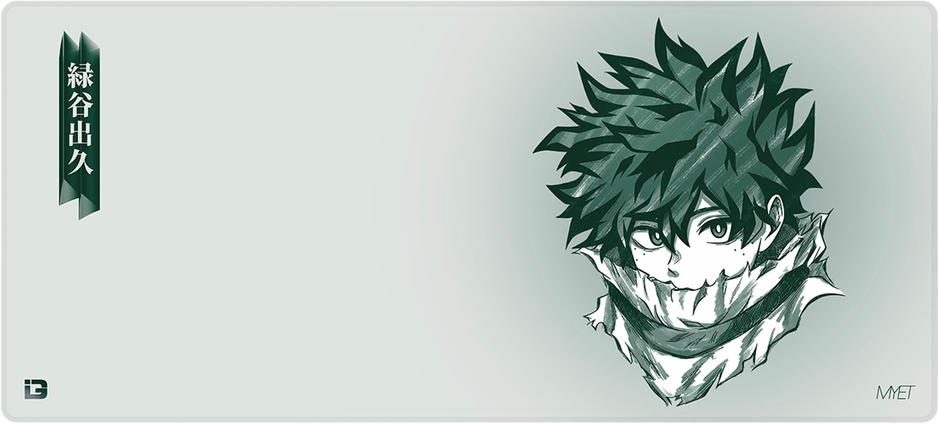 Green Deku | Custom Gaming Deskpad by iD Gaming