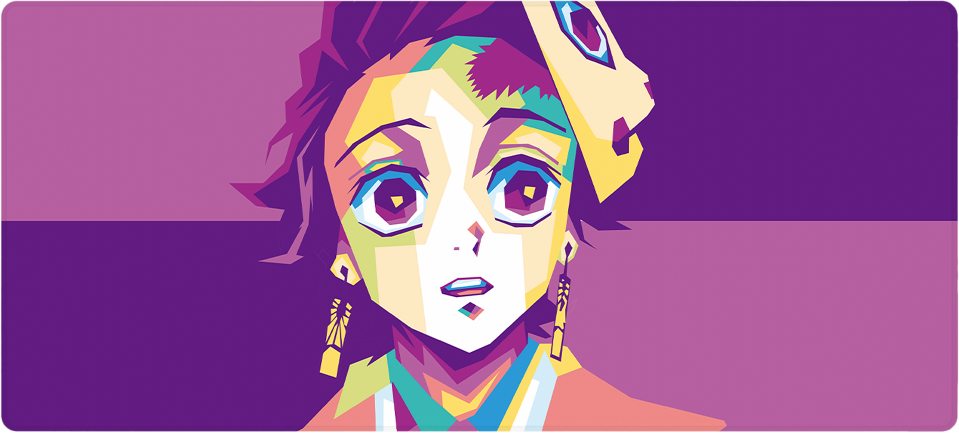 Hakuko Mask | Custom Gaming Deskpad by ID Gaming – iD Gaming