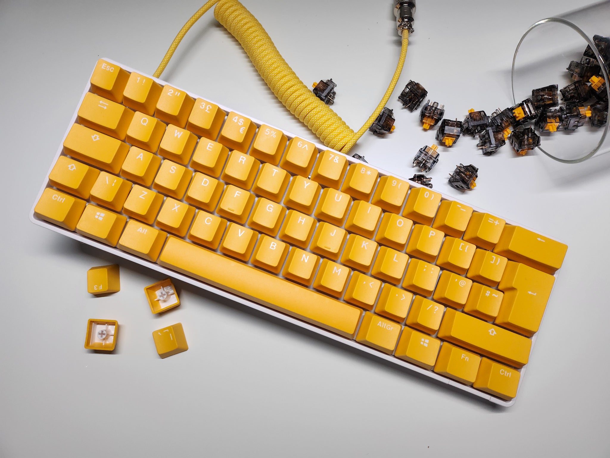 Yellow Keycap Set | Deskpad and Keycap Set by ID Gaming – iD Gaming