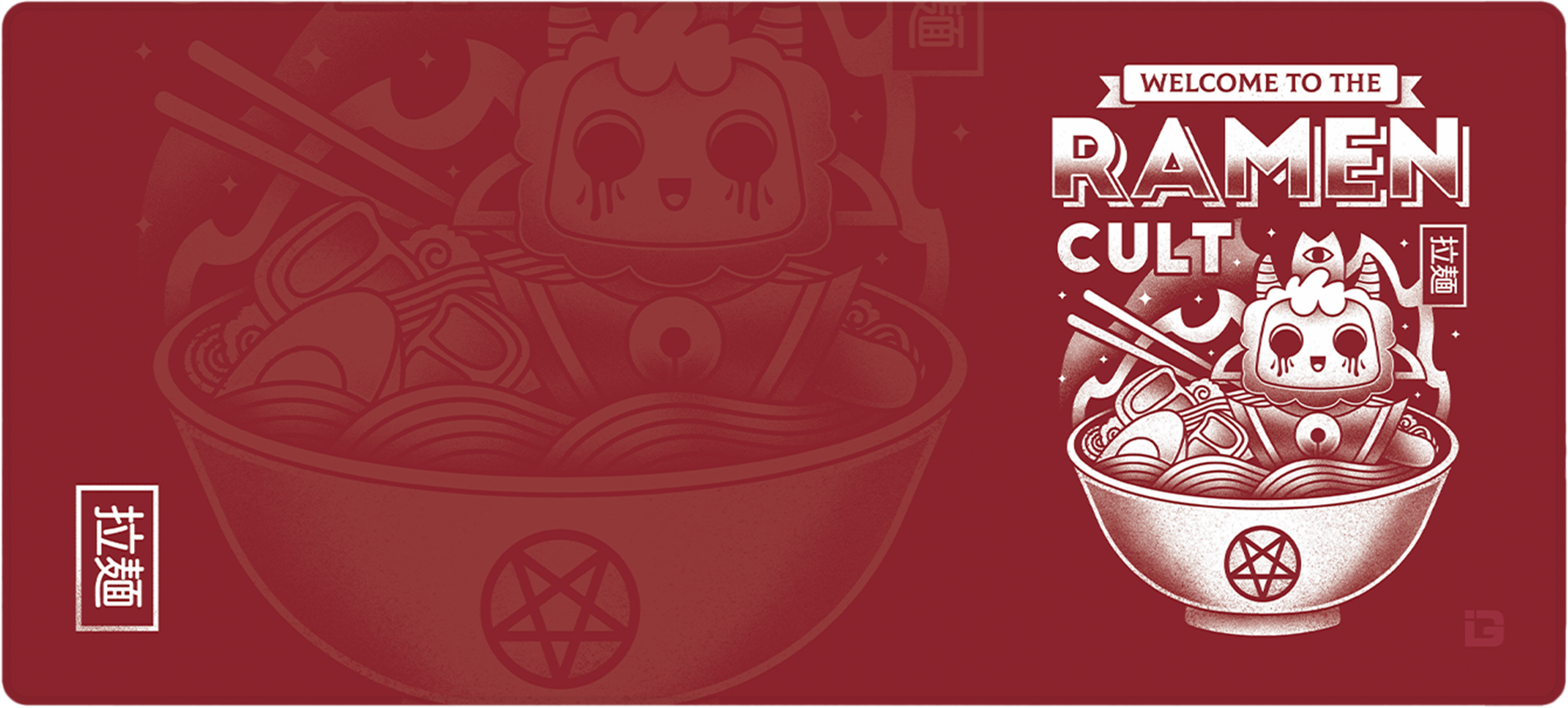 Lamb Ramen Cult | Custom Gaming Deskpad by ID Gaming – iD Gaming