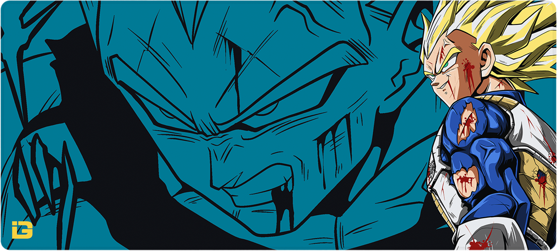 The Sayan Prince | Custom Gaming Deskpad by iD Gaming