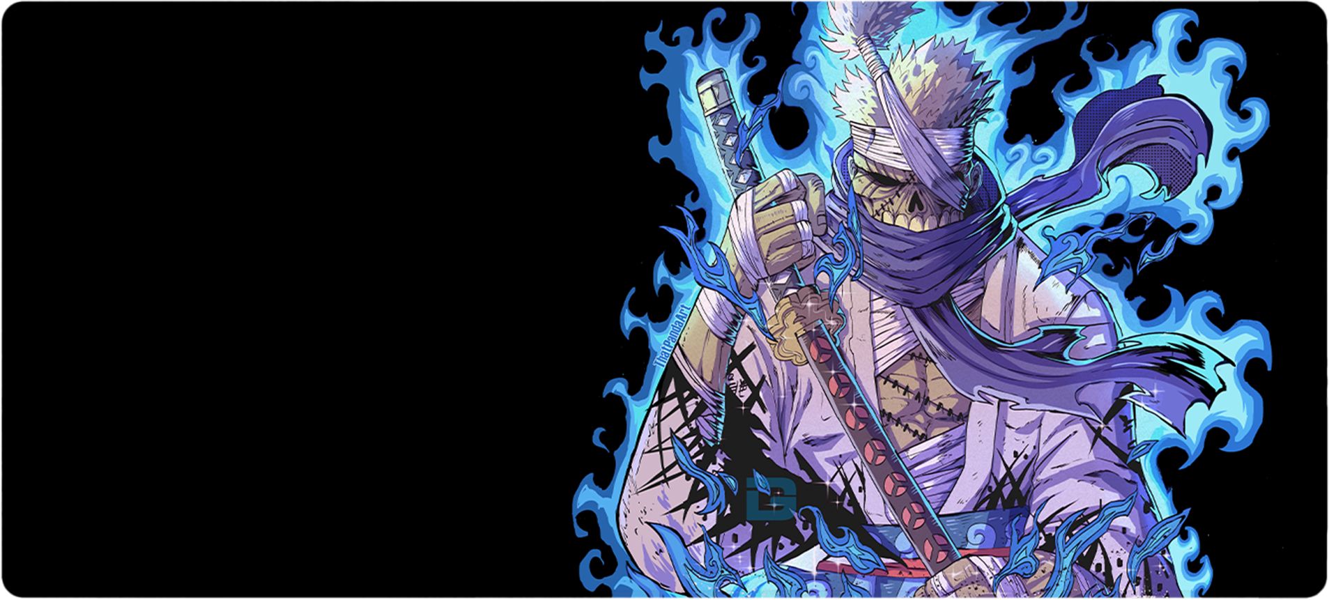 Undead Swordsman | Custom Gaming Deskpad by ID Gaming – iD Gaming