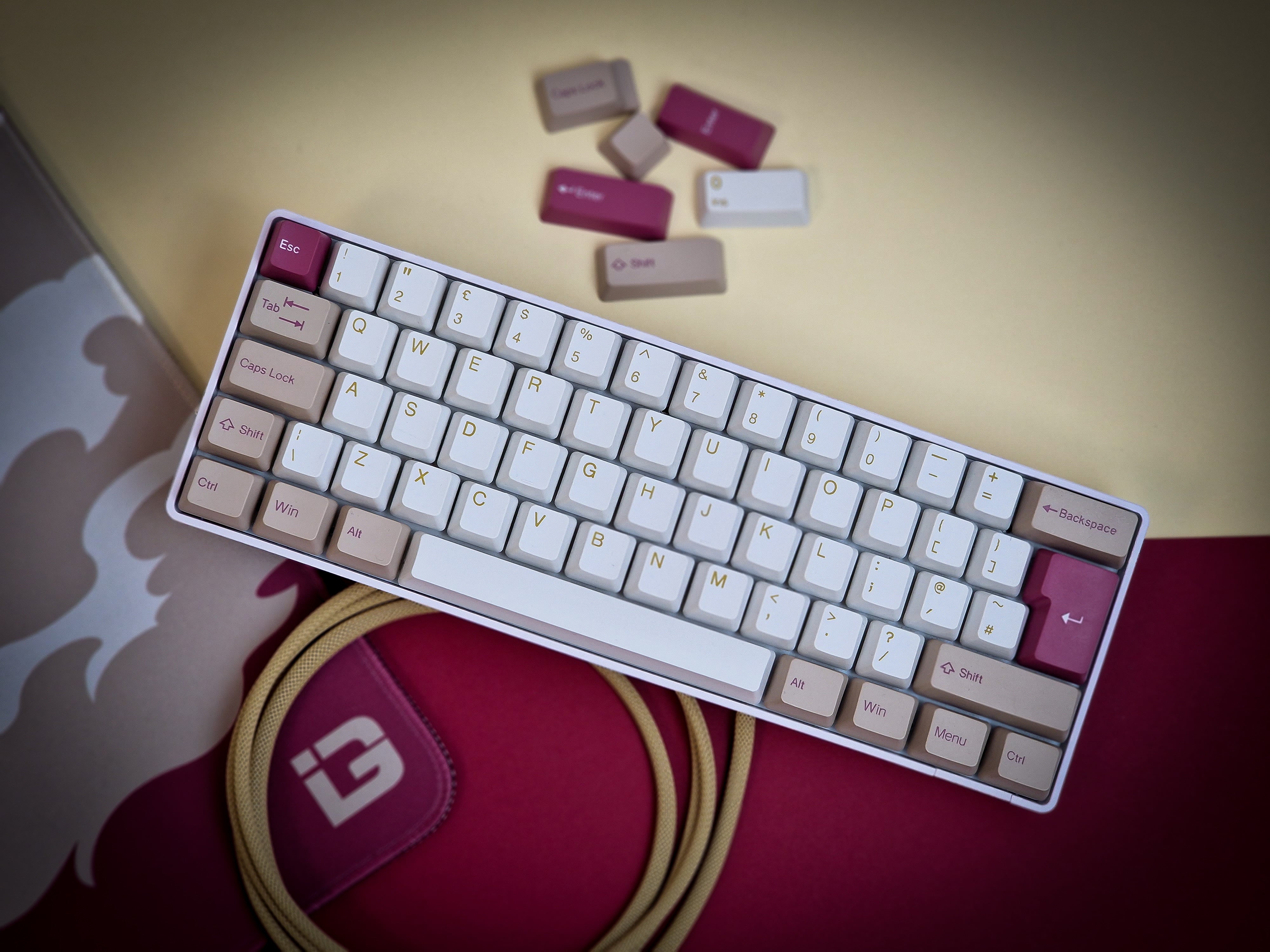 Shell Sand Beach Keycap Set | Keycap Set by ID Gaming – iD Gaming